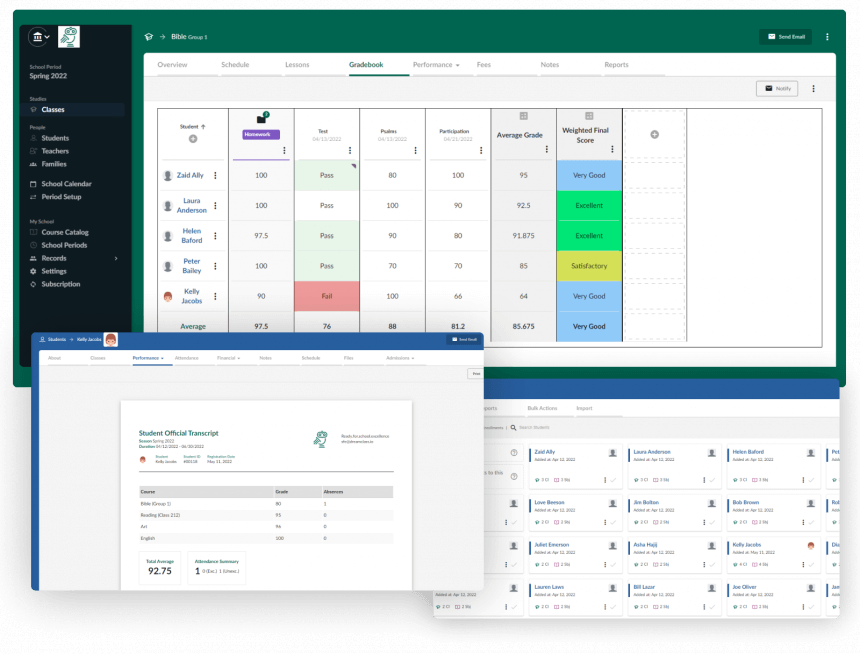 Academic Management - Features - DreamClass