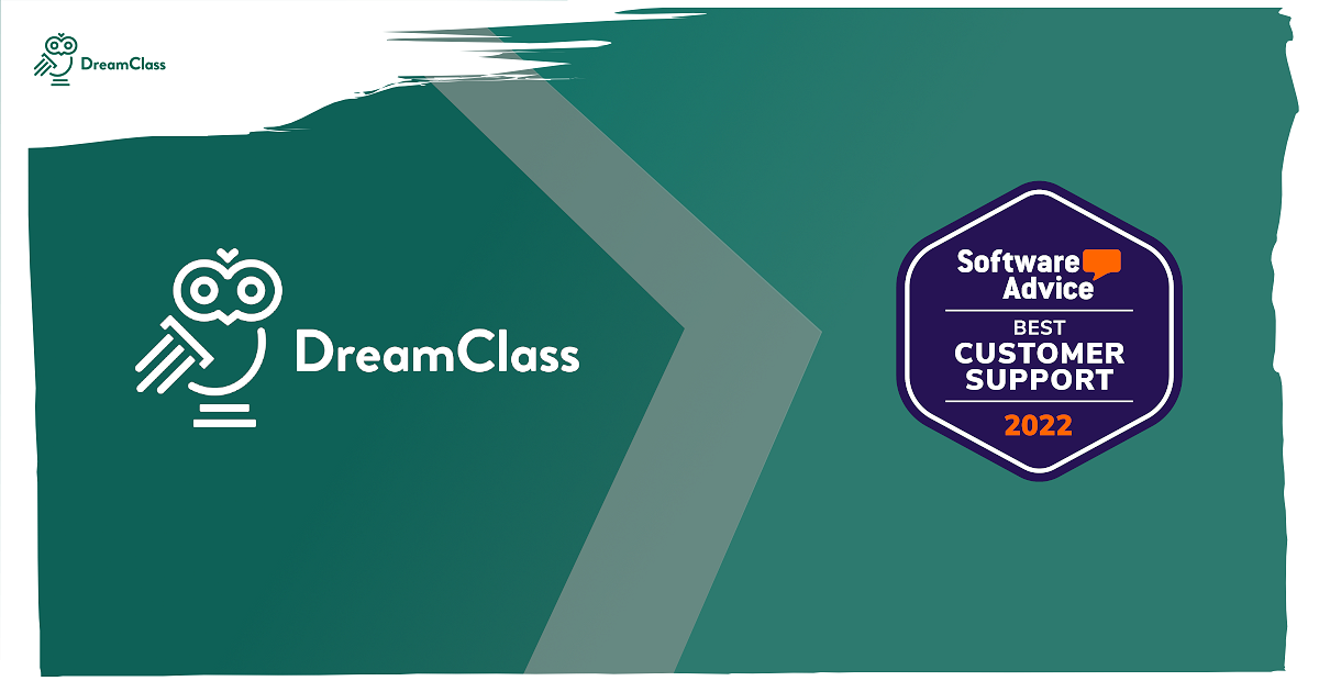 DreamClass awarded best customer support for 2022, by Software Advice